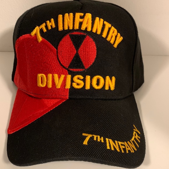 Accessories | Seventh Infantry Division Cap In Black | Poshmark